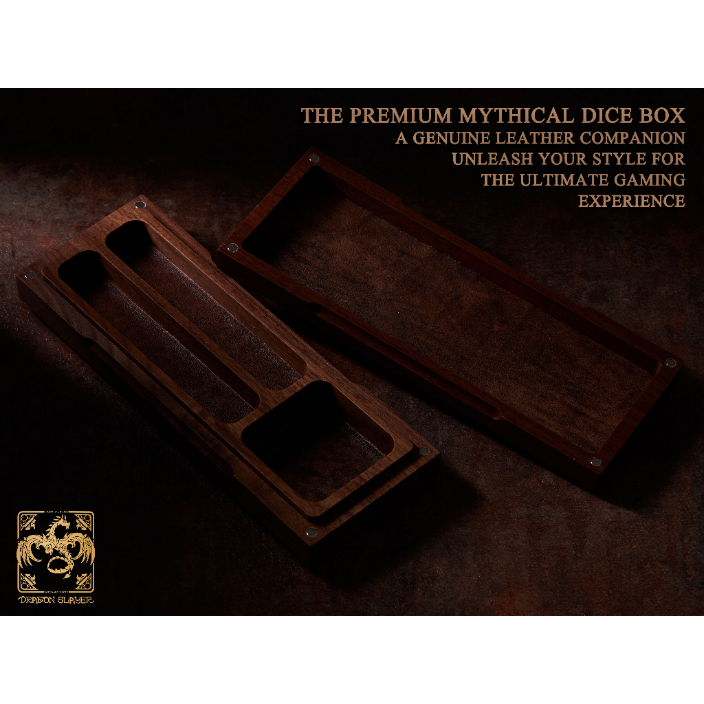 Dice Box Vault DnD Box ( Defected Box กล่องไม้ มีตำหนิ) กล่อง ลูกเต๋า ...