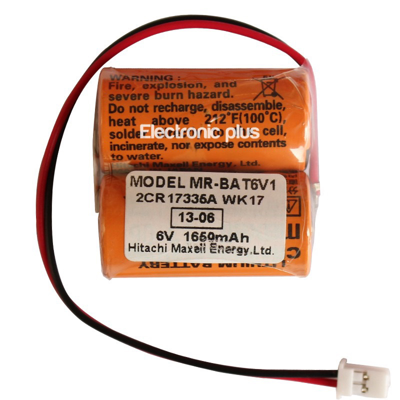 แบตเตอร์รี่ Battery Driver Battery-MR-BAT6V1 2CR17335A CR17335A 6Vของ ...