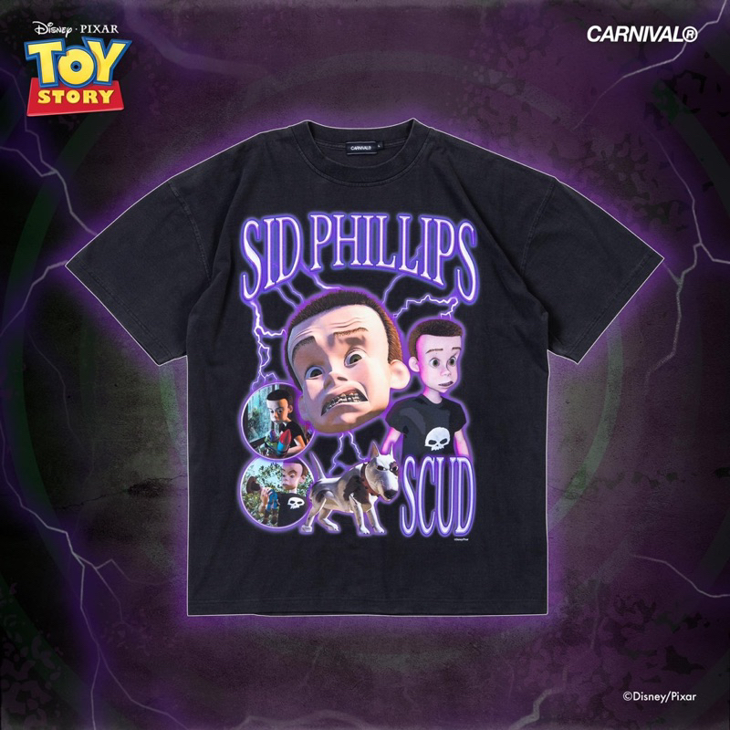 พร้อมส่ง • CARNIVAL X TOY STORY SID PHILLIPS OVERSIZED T-SHIRT | Shopee ...
