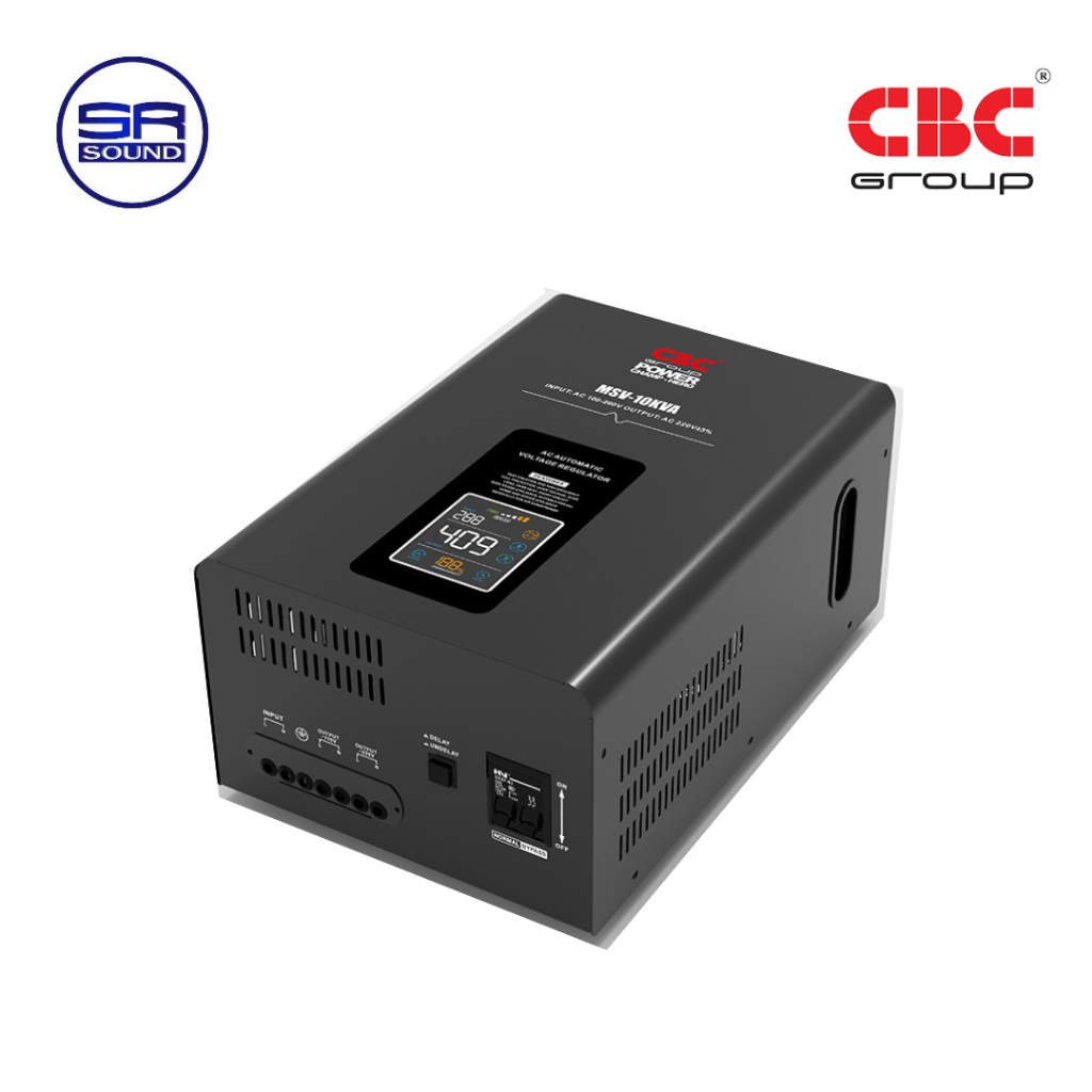 ฟรีค่าส่ง CBC MSV-10KVA หม้อเพิ่มไฟแบบอัตโนมัติ หน้าจอ LED กราฟฟิก MSV 10KVA MSV10KVA (สินค้า ...