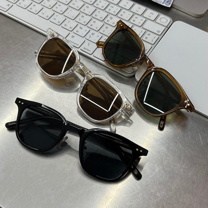 S5240[D6]แว่นตากันแดดUV400แบรนด์canaanเลนส์ชากันแดดได้100% | Shopee ...
