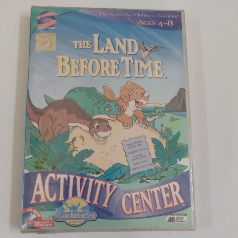เกมเพื่อการศึกษา PC The Land Before Time Activity Center แผ่นแท้ สินค้า ...