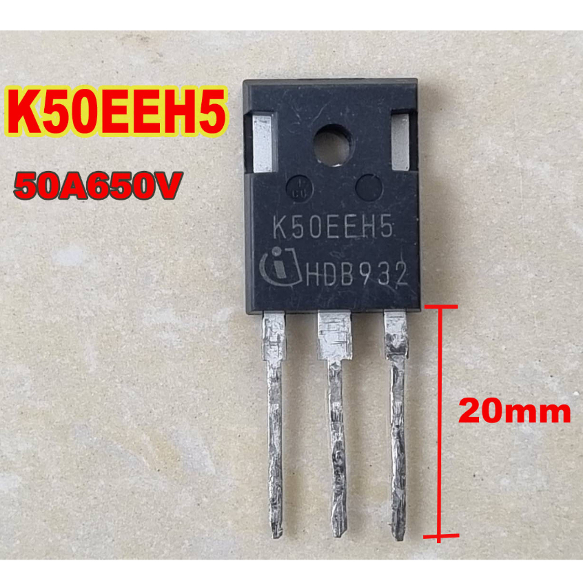 K50EEH5(ขาเดิมเต็มความยาว) นำเข้าของถอดมือสอง50A 650V IGBT ความถี่สูง ...