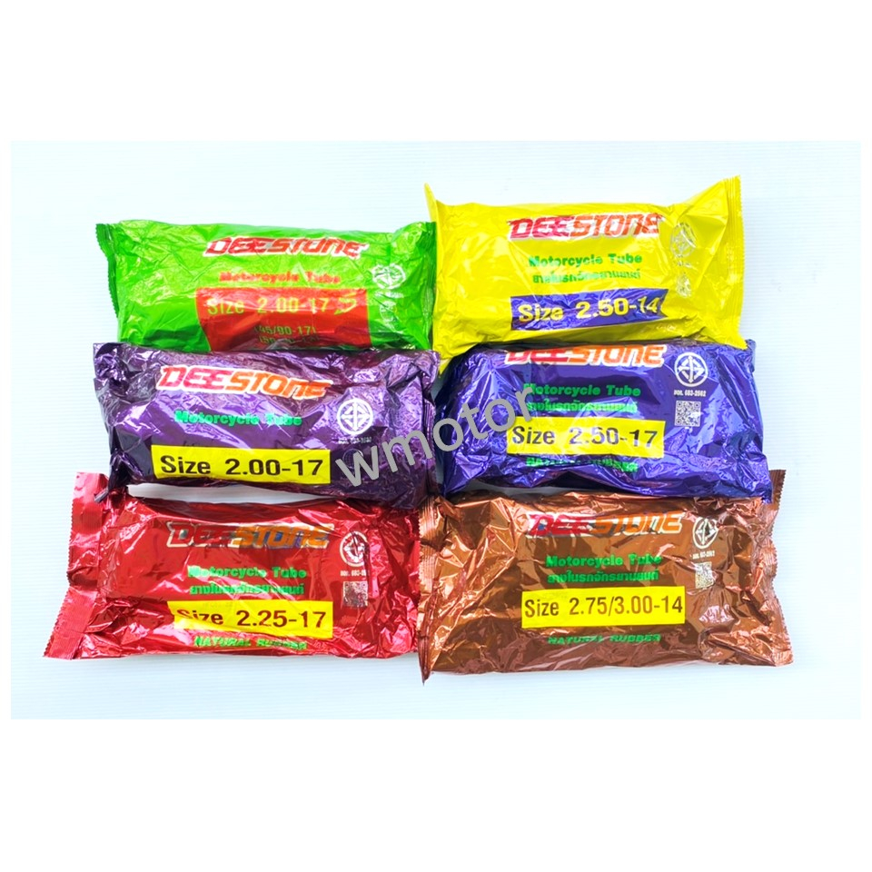 ยางในรถจักรยานยนต์DEESTONE มีทุกขนาด ขอบ8,10,14,17 | Shopee Thailand