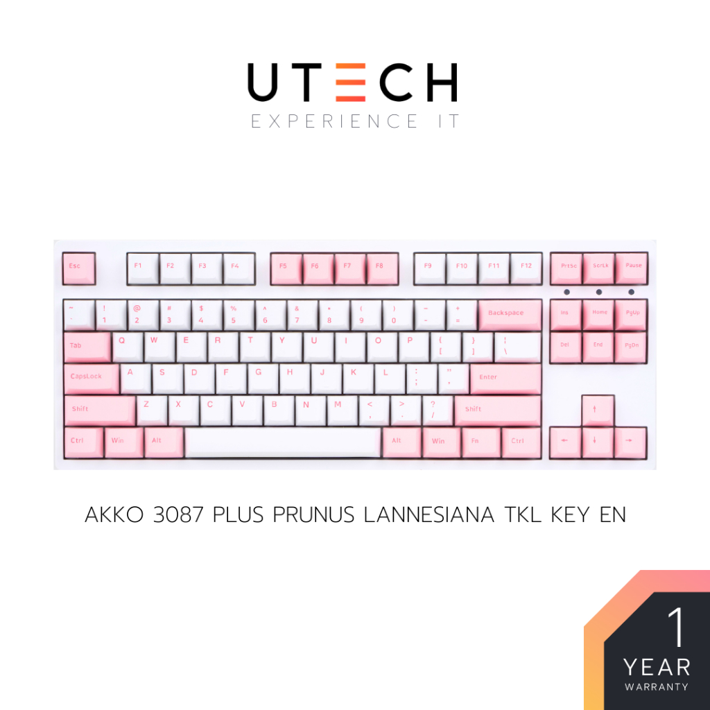 คีย์บอร์ด Akko 3087 Plus Prunus Lannesiana TKL 87 Button Mechanical ...