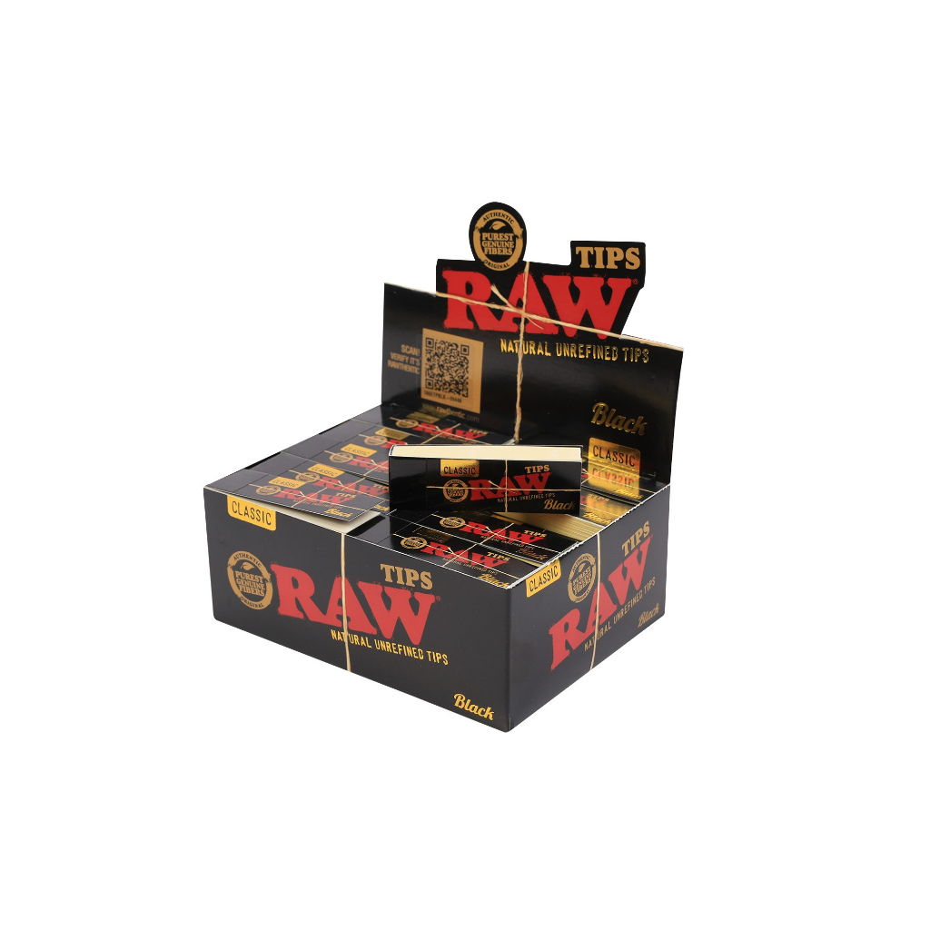 ยกกล่อง ของแท้100% ส่งไว RAW Tips Wide Tips Cones Tips Black Tips Cotton Filter กระดาษraw ก้น ...