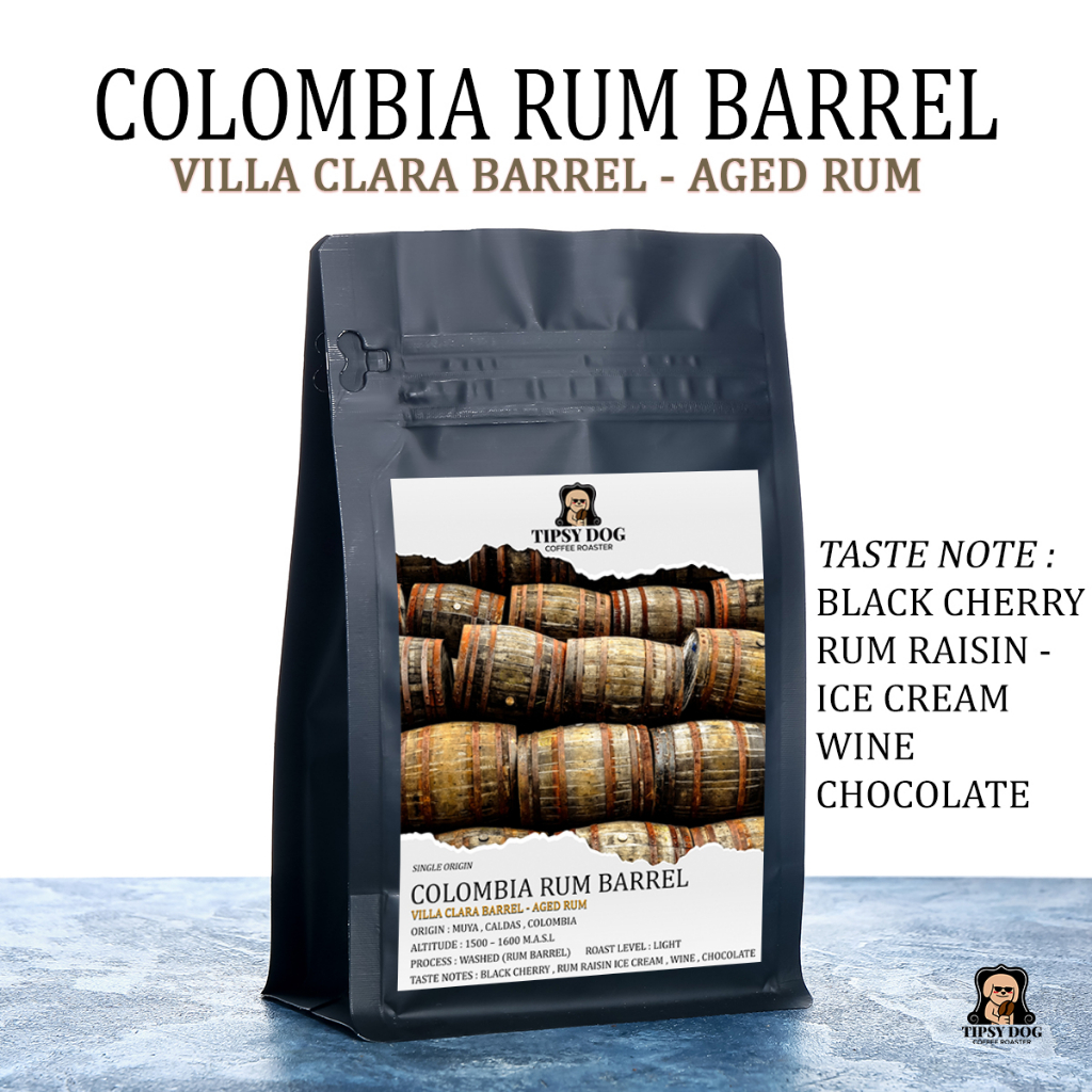 Colombia Rum Barrel Aged - เมล็ดกาแฟคั่วอ่อน | Shopee Thailand