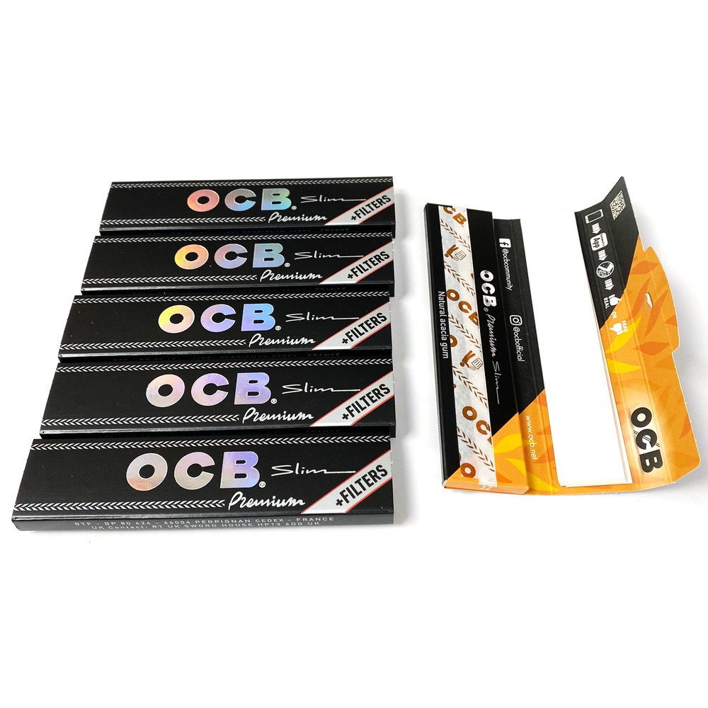กระดาษโรล OCB Premium King Size Slim With Filter Tips 108x45 mm Rolling ...