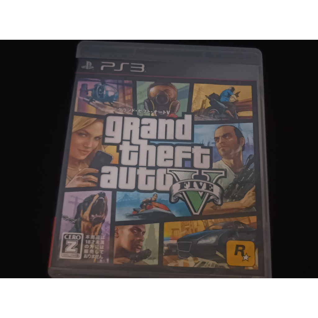 แผ่นแท้ PS3 GTA 5 Grand theft auto V (Japan) Playstation 3 | Shopee ...