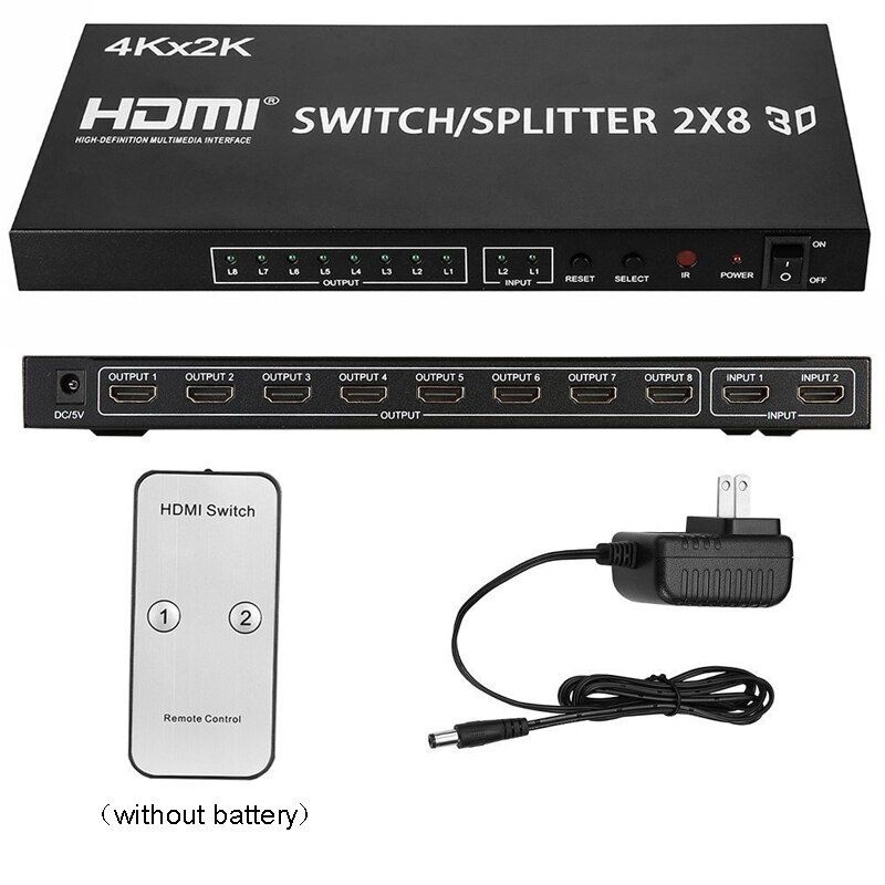 HDMI Splitter 2x8 HD HDMI Switch 4k 2K | Shopee Thailand