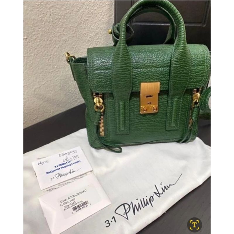 phillip lim bag size mini เขียวเหนี่ยวทรัพย์ แท้100% | Shopee Thailand