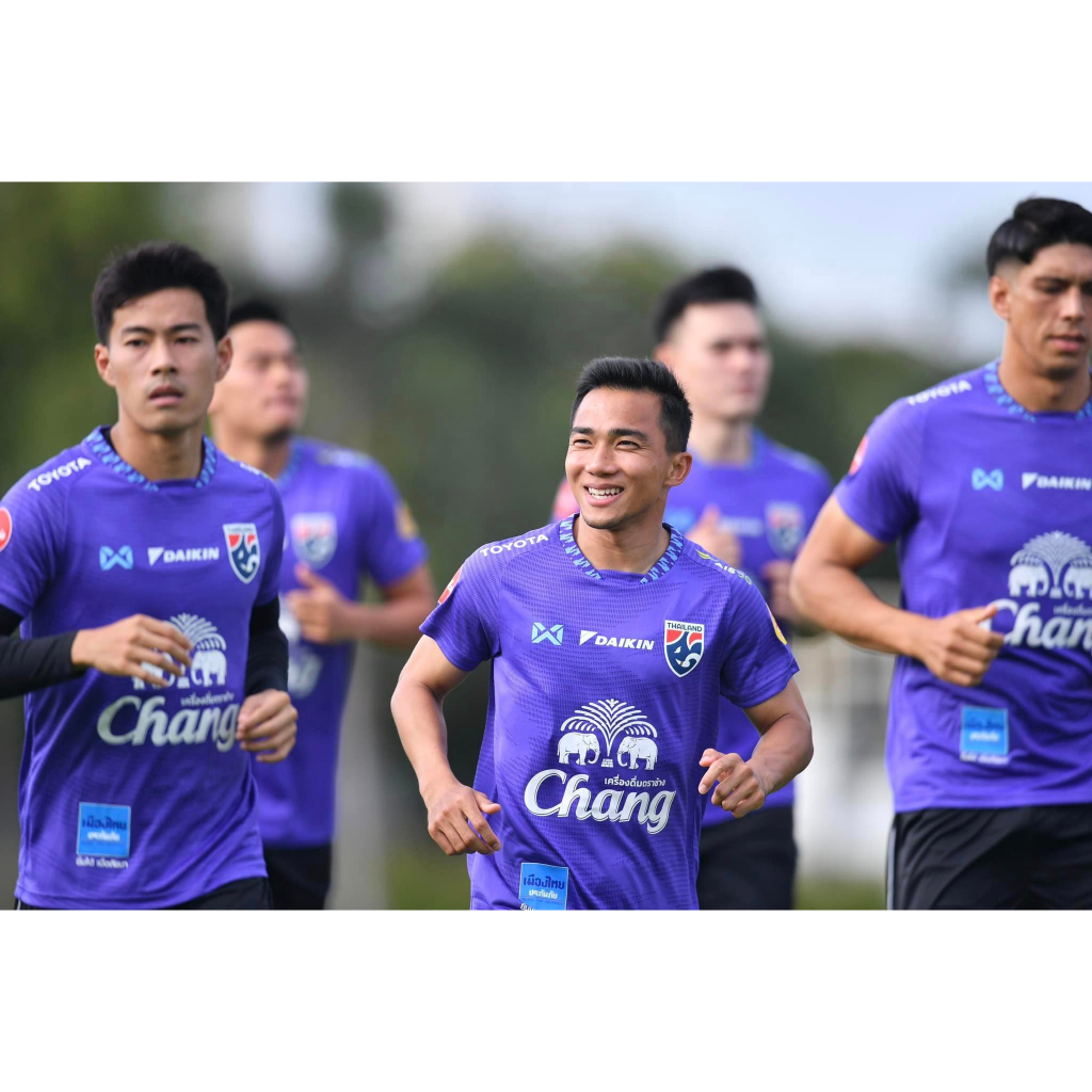 WARRIX CHANGSUEK PULZAR DIY FULL SPONSOR เสื้อซ้อมทีมชาติไทย ล่าสุด2022-2023 | Shopee Thailand
