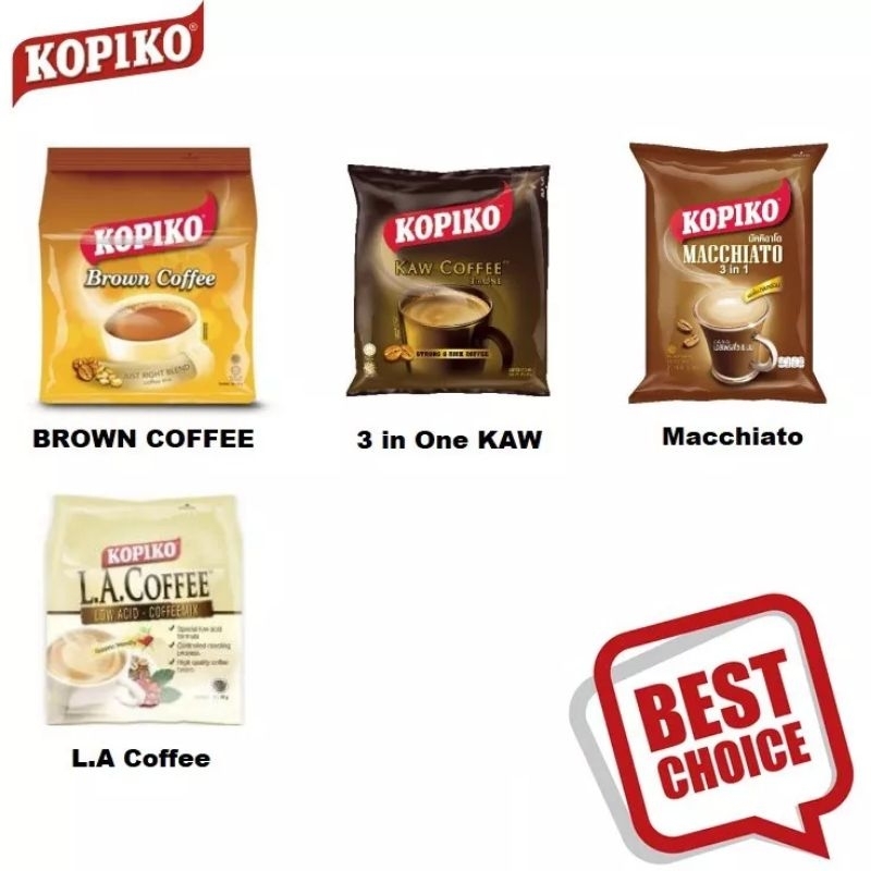 กาแฟ KOPIKO KAW 3IN1 (kopiko kaw coffee 20g×27sachets/kopiko brown ...