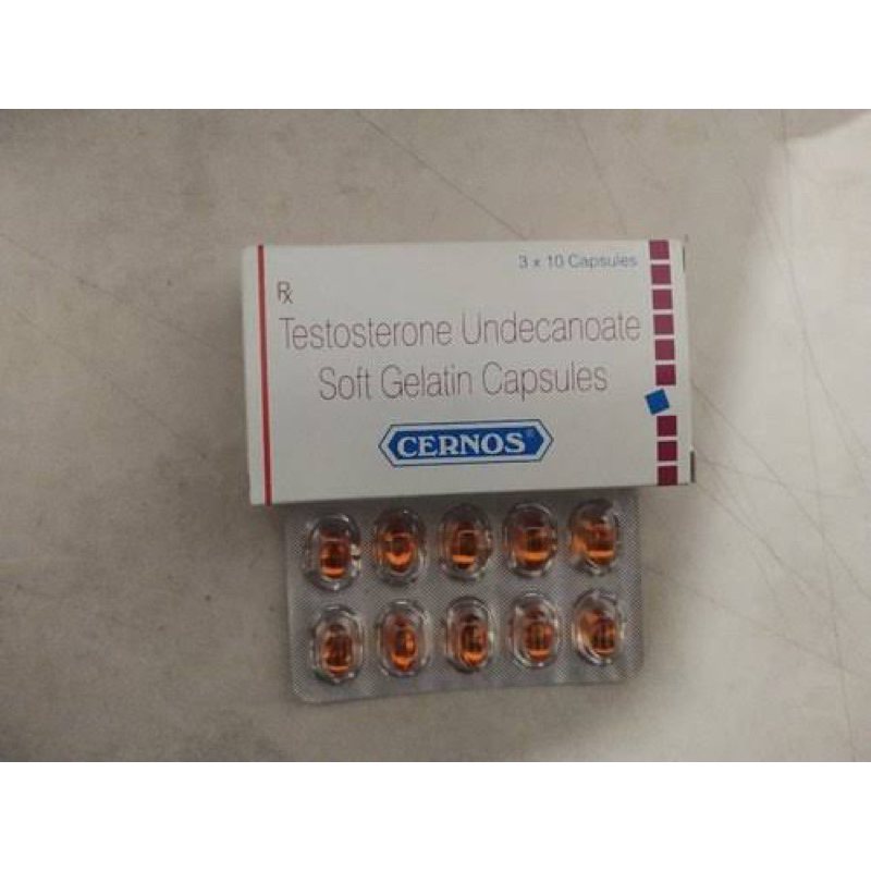 cernos 30 capsules Testosterone booster soft gelatin 40mg ของแท้ ส่งตรง ...