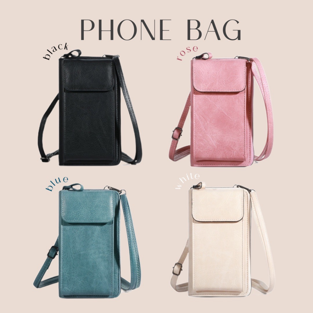 Bibifashion🌈พร้อมส่ง🇹🇭 Phone Bag กระเป๋าสะพายข้างใส่โทรศัพท์ กระเป๋าใส่ ...