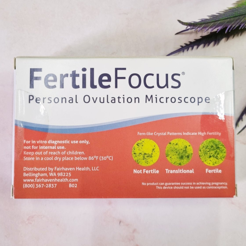 [Fairhaven Health®] Fertile-Focus Saliva-Based Fertility Test 1 Count ...