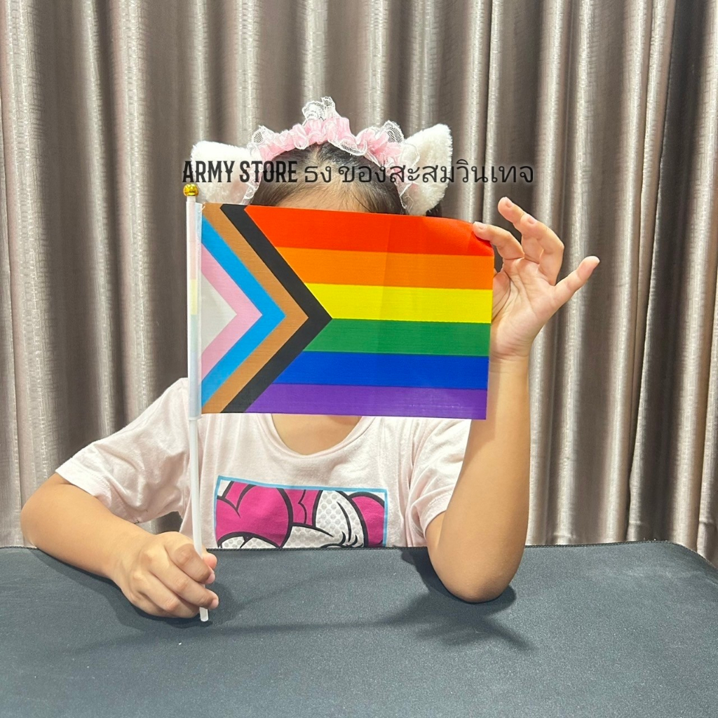 ส่งฟรี!!> ธง LGBT Flag 9 แบบ 4 ขนาด LGBTQ Pride 4 Size พร้อมส่งร้านคน ...