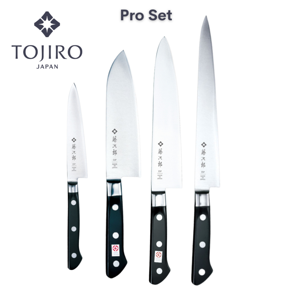 Tojiro Knife Best Selling Set เซ็ตมีดโทจิโร่สุดคุ้ม (แถมถุงผ้าโทจิโร่ ...