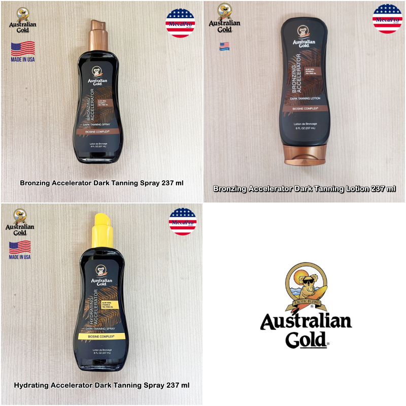 Australian Gold® Bronzing Accelerator Dark Tanning Lotion Or Spray 237 ...