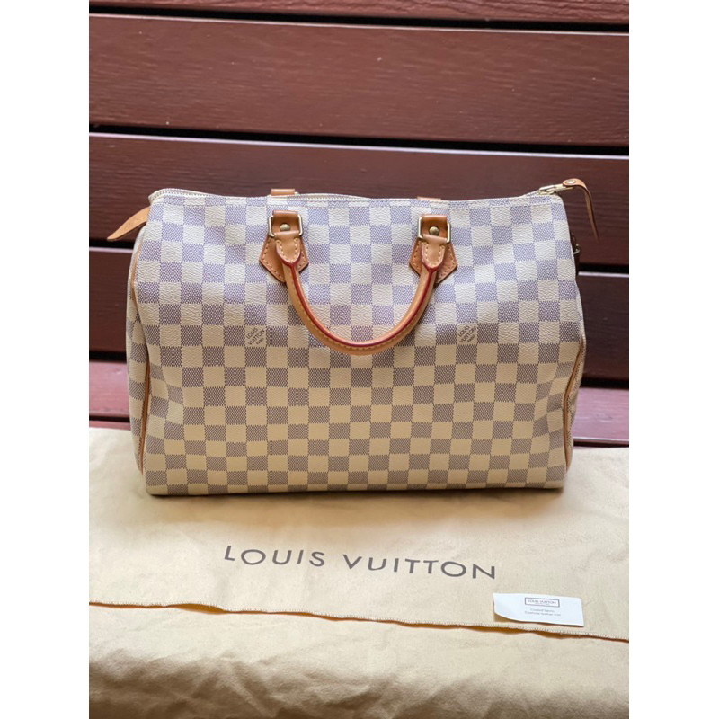 louis vuitton speedy 35 ของแท้แน่นอนล้าน% สภาพแบบโคตรใหม่ | Shopee Thailand