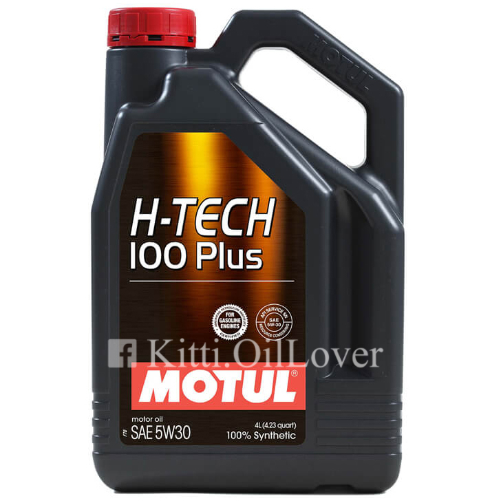 * ของแท้ * 4 ลิตร Motul H-Tech 100 Plus 100% synthetic 0W20 5W30 10W40 ...