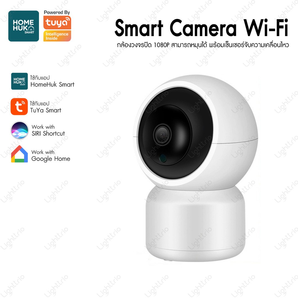 Smart Camera Wi-Fi กล้องวงจรปิดอัจฉริยะ สามารถหมุนได้ มี AI Human ...