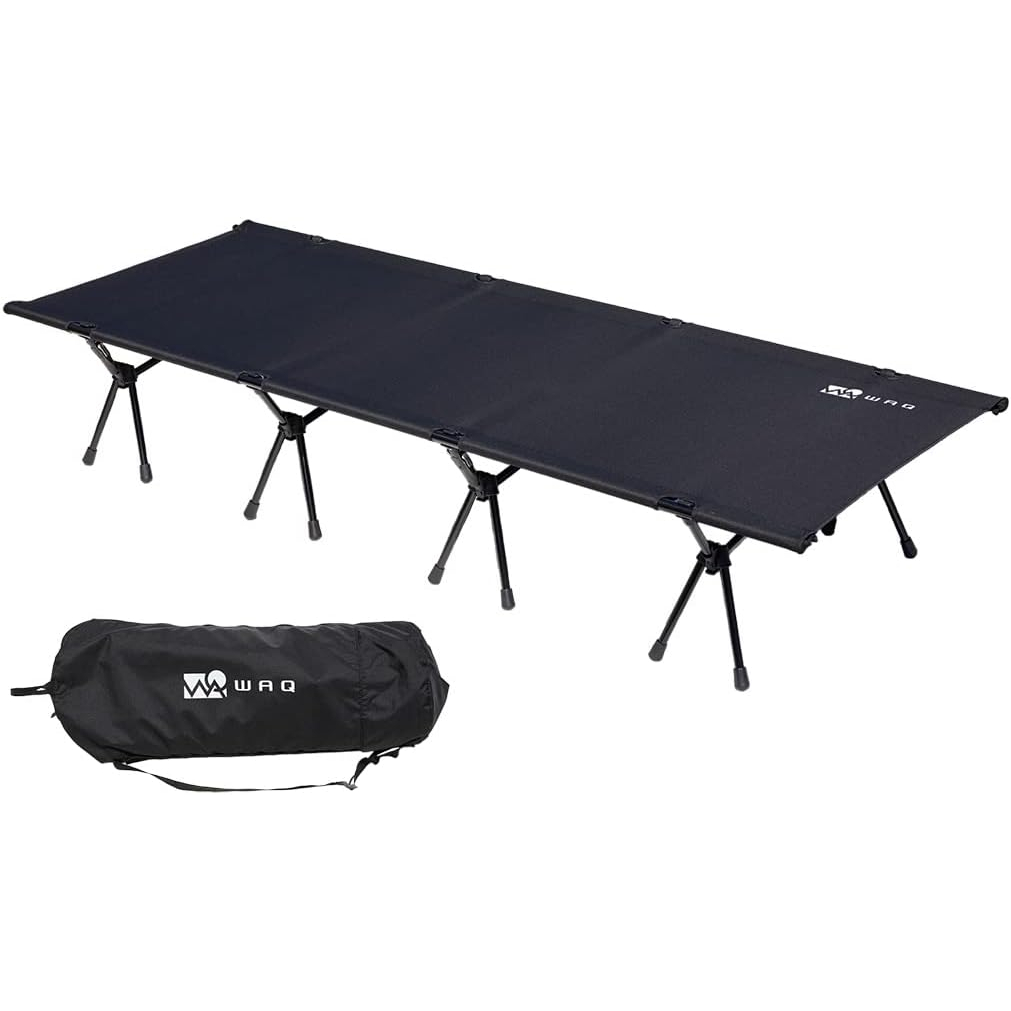 (พร้อมส่ง) เตียงสนาม WAQ 2-Way WIDE Folding Cot กว้าง80cm High/Low | Shopee Thailand