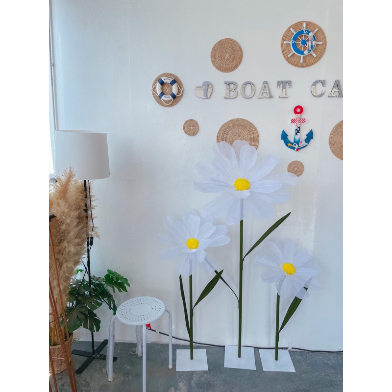 ดอกเดซี่ยักษ์ เซ็ทละ3ดอก3ฐาน ดอกไม้ยักษ์ | Shopee Thailand