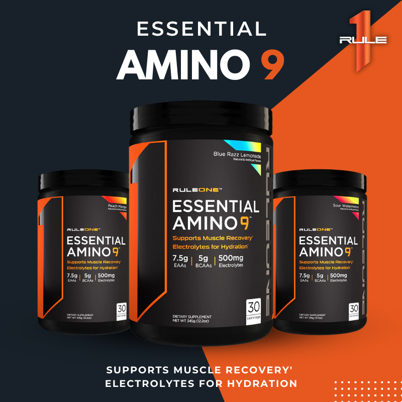 Rule 1 R1 Essential Amino 9 – 30 Servings (ผงอาจจับตัวเป็นก้อน ...