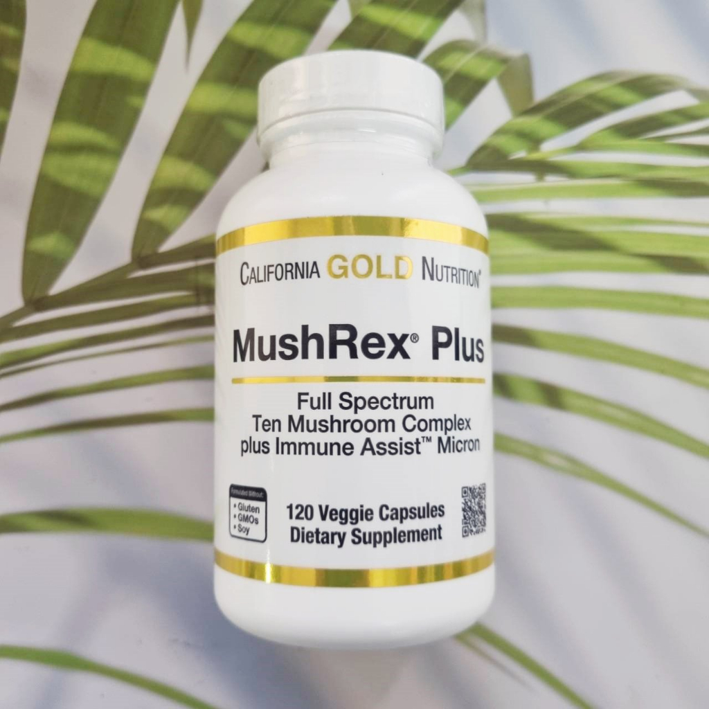 สารสกัดจากเห็ด 10 ชนิด MushRex Plus Full-Spectrum Mushroom Complex ...