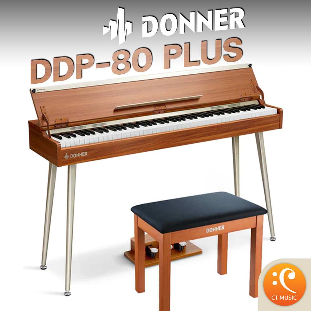 [ใส่โค้ดลด 1000บ.] Donner DDP-80 Plus Digital Piano / DDP-200 เปียโน ...