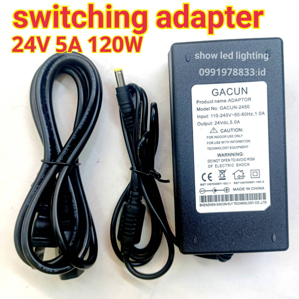 adapter 24v 3a 72w ,24V 5A 120W (กดตัวเลือก) switching power supply ...