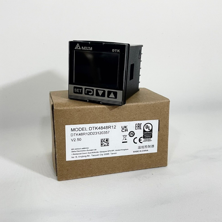 Delta Temperature Controller DTK4848R12(Relay 250VAC 5A) RS-485 ...
