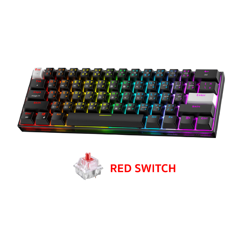 Fantech MK860 Gaming Keyboard Wireless Switch Mechanical RGB (TH ...