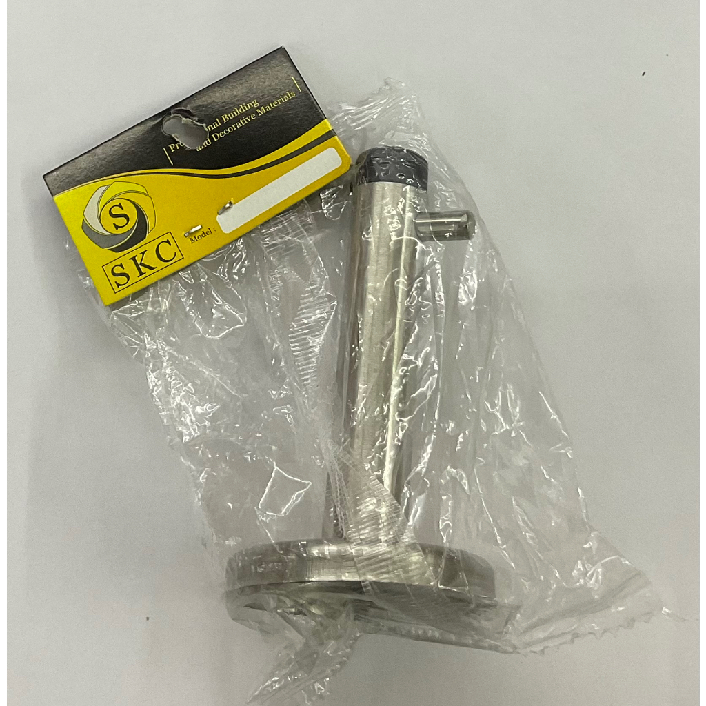 กันชนประตู พร้อมขอแขวน สแตนเลส+ยางดำ สีเงิน SKC-S14-SS/ สีดำ SKC-S08/06-B | Shopee Thailand