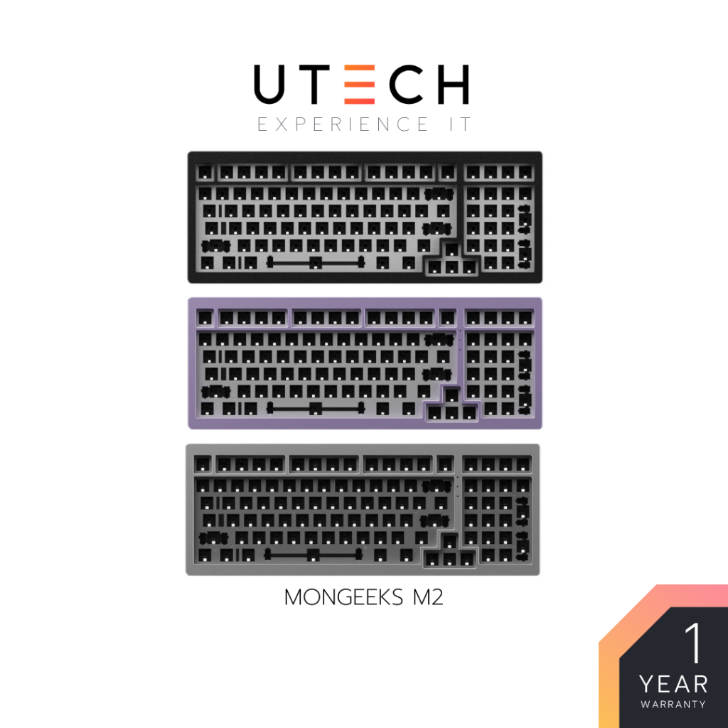คีย์บอร์ด MonsGeek M2 Aluminium QMK VIA 98% 1800 Case Aluminium Wired RGB Hotswap Gasket Custom ...