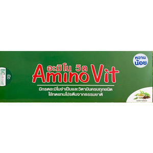 Amino Vit (อะมิโนวิต) รสชาเขียว สูตรไม่มีน้ำตาล สินค้าคุณภาพส่งตรงจาก ...