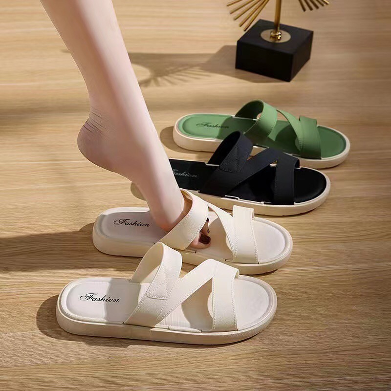 รองเท้าแตะ แบบสวม น้ำหนักเบา ใส่สบายเท้า YH-2301 | Shopee Thailand