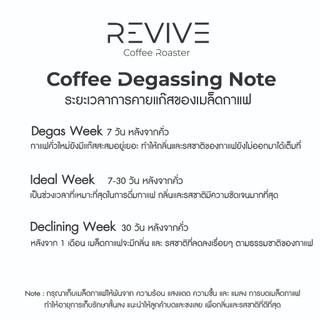 Revive Coffee Roaster เมล็ดกาแฟ Guatemala Huehuetenango | Shopee Thailand