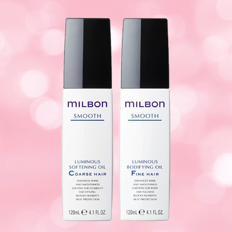 MILBON SMOOTH Luminous Bodifying Oil 120 ML.เซรั่ม ให้ความชุ่มชื้นเส้นผม | Shopee Thailand