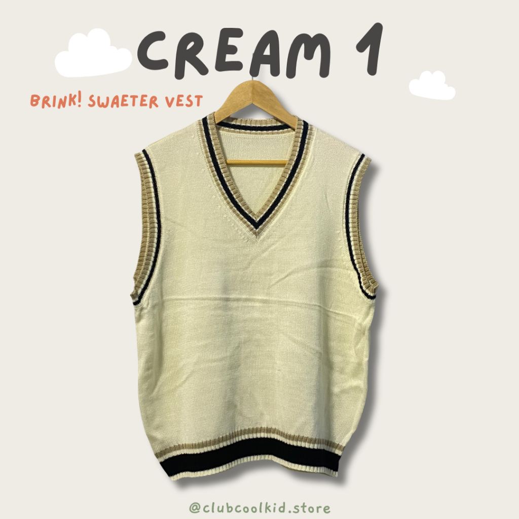 Brink! Vest เสื้อกั๊กOversize ( 3 tone ตัดสามสี มินิมอลมาก) | Shopee ...