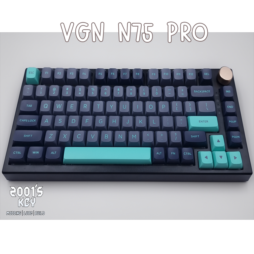 คียบอร์ด Mechanical keyboard สำเร็จรูป 75% " VGN N75pro " Hotswap , 3 mode connections [!!พร้อม ...