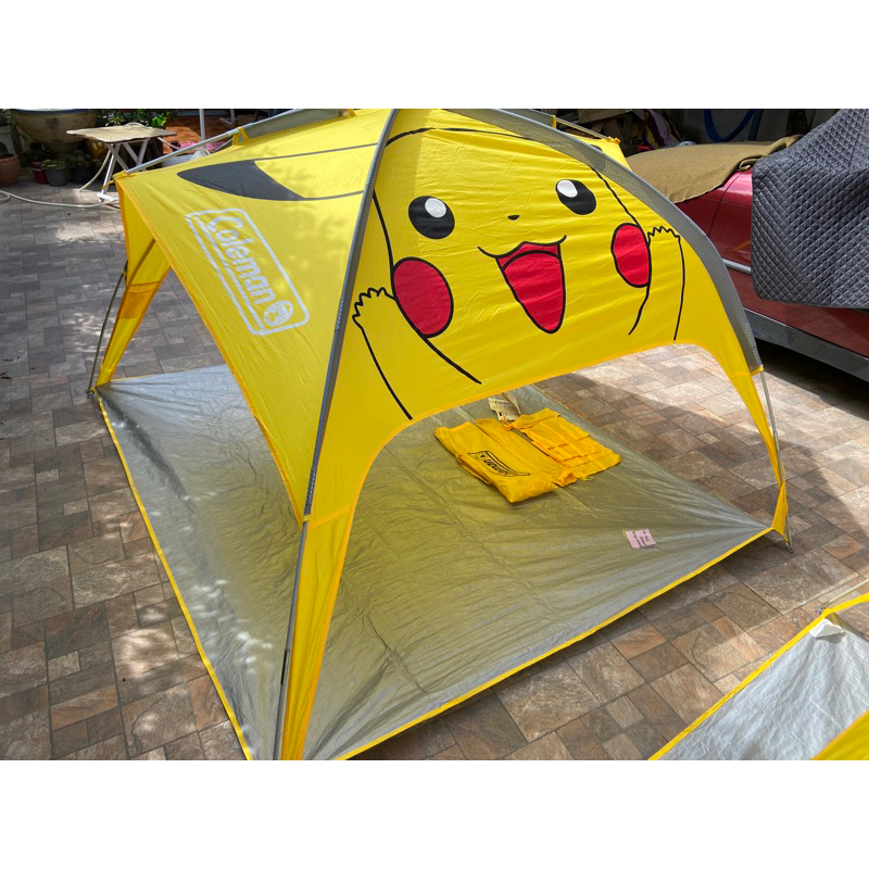Coleman Pokemon Sunshade Camping Tent เต้นท์ชายหาด เต้นท์บังแดด โปเก ...