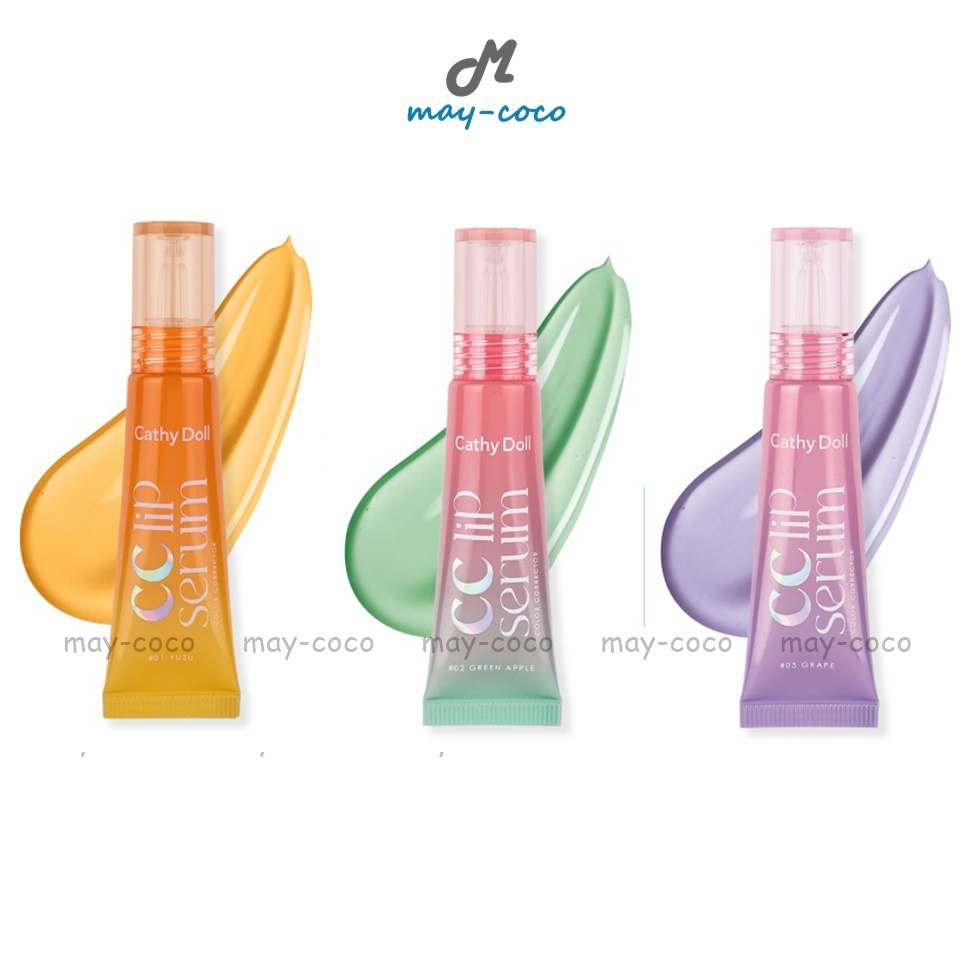 ถูก/แท้/มีไลฟ์ ลิป Cathy Doll CC Lip Serum Color Corrector ลิปเซรั่ม ...