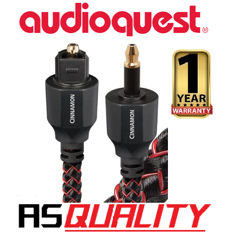 AUDIOQUEST : CINNAMON OPTILINK (3.5MM TO FULL SIZE) | Shopee Thailand