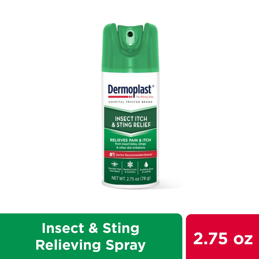 Dermoplast Insect Itch and Sting Pain Relief Spray for Bug Bites ...