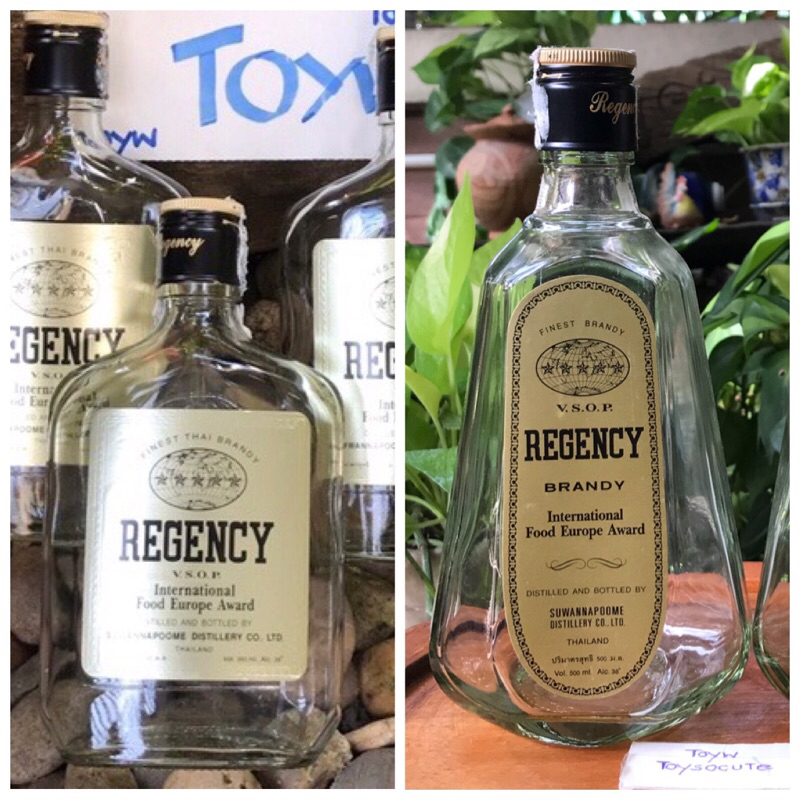 ขวดเปล่า ขวดเหล้าเปล่า REGENCY รีเจนซี่แบน ขนาด 350 ml/ 500 ml | Shopee Thailand
