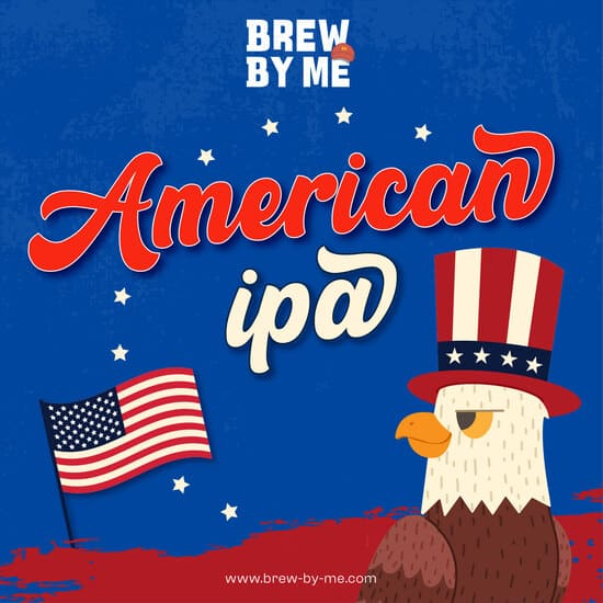 ชุดวัตถุดิบทำเบียร์ American IPA ขนาด 2.5 (9.4 ลิตร) และ 5 แกลลอน (18.9 ...