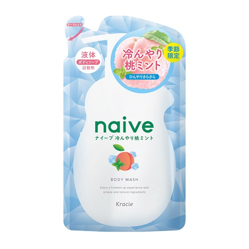 NAIVE BODY WASH (PEACH COOL) REFILL 380 ML / นาอิฟ บอดี้ วอช (พีช คูล ...