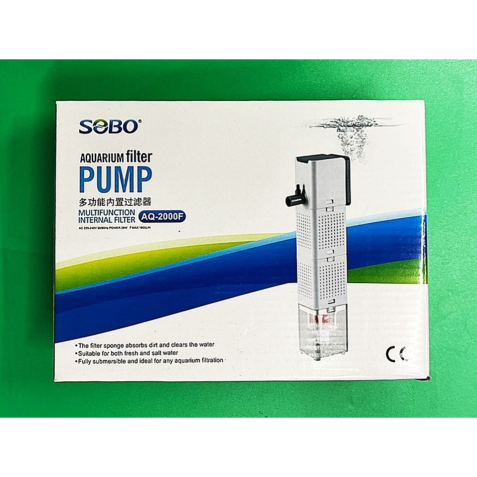 ปั๊มน้ำพร้อมกระบอกกรอง SOBO AQ-500F ,AQ-1000F ,AQ-1500F ,AQ-2000F ...